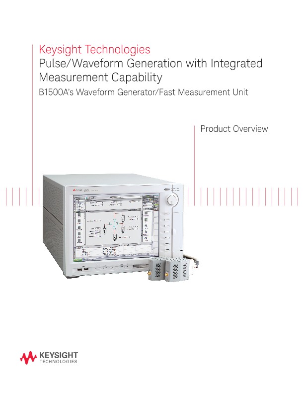 Pulse/Waveform Generation with Integrated Measurement Capability PDF Asset Page | Keysight